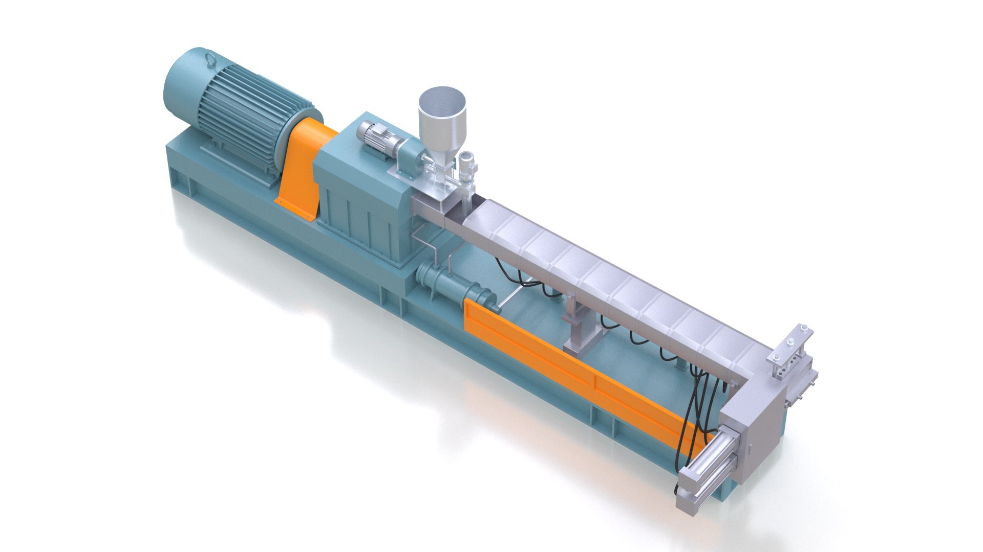 3D Model Double Screw Extruder - TurboSquid 2265891