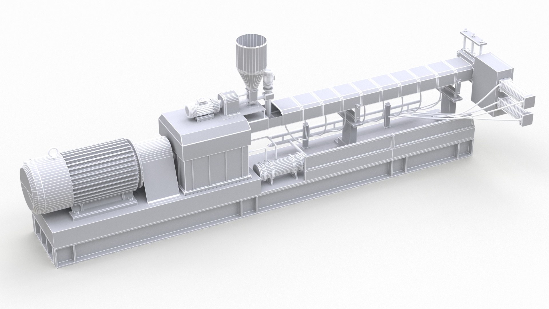 3D Model Double Screw Extruder - TurboSquid 2265891