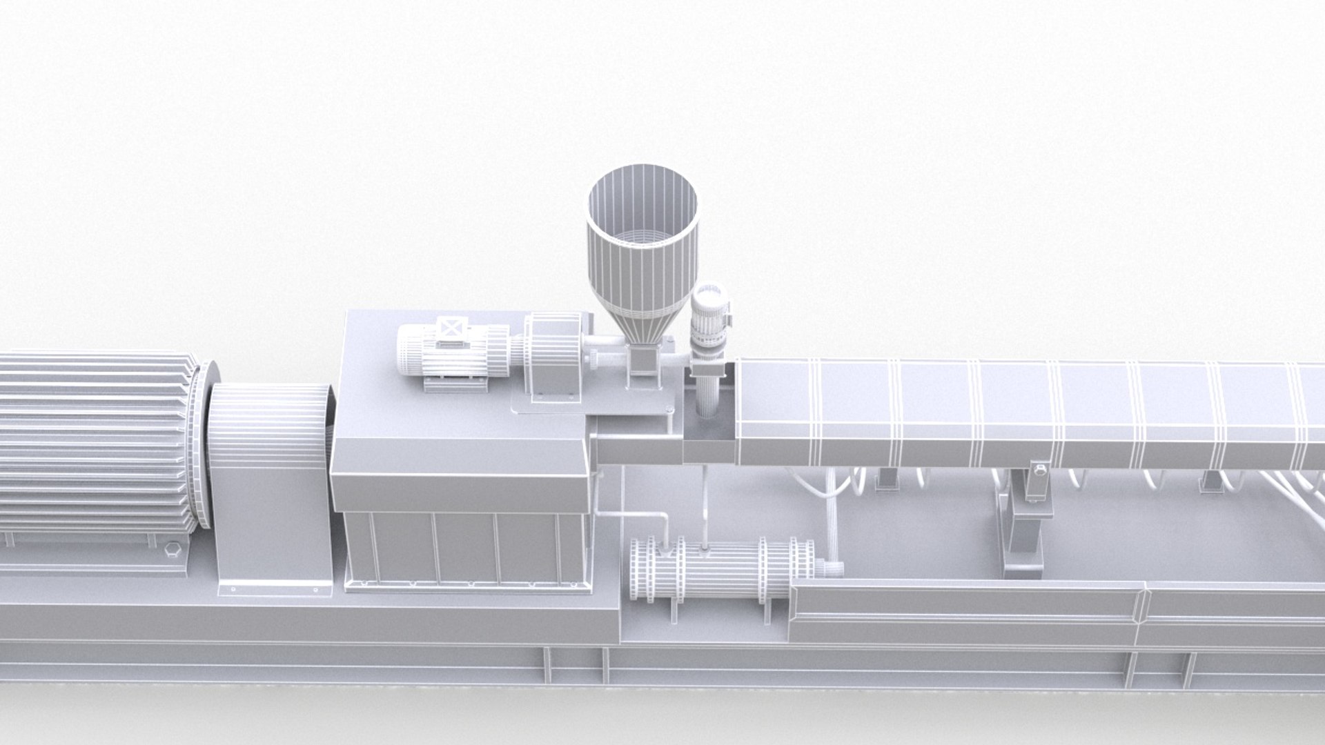 3D Model Double Screw Extruder - TurboSquid 2265891