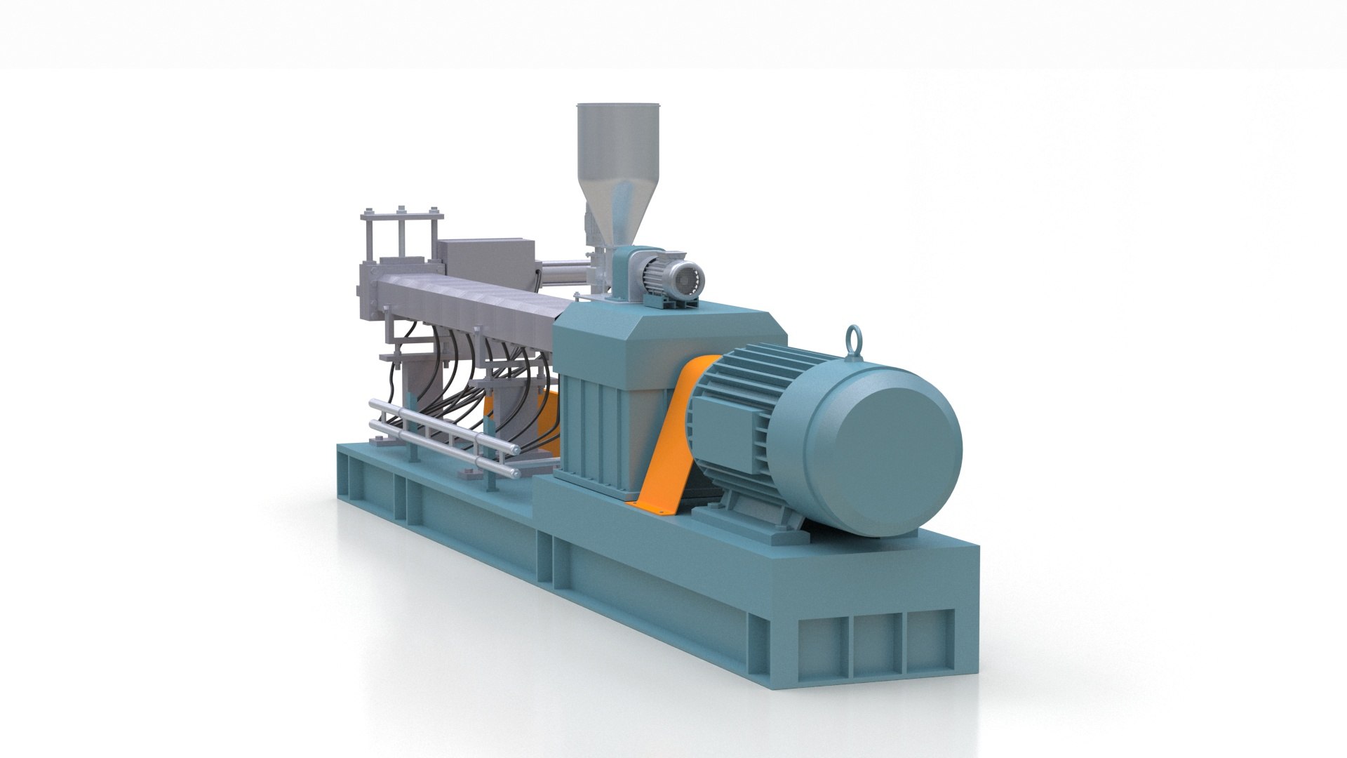 3D Model Double Screw Extruder - TurboSquid 2265891