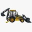 3d backhoe loader sinoway model