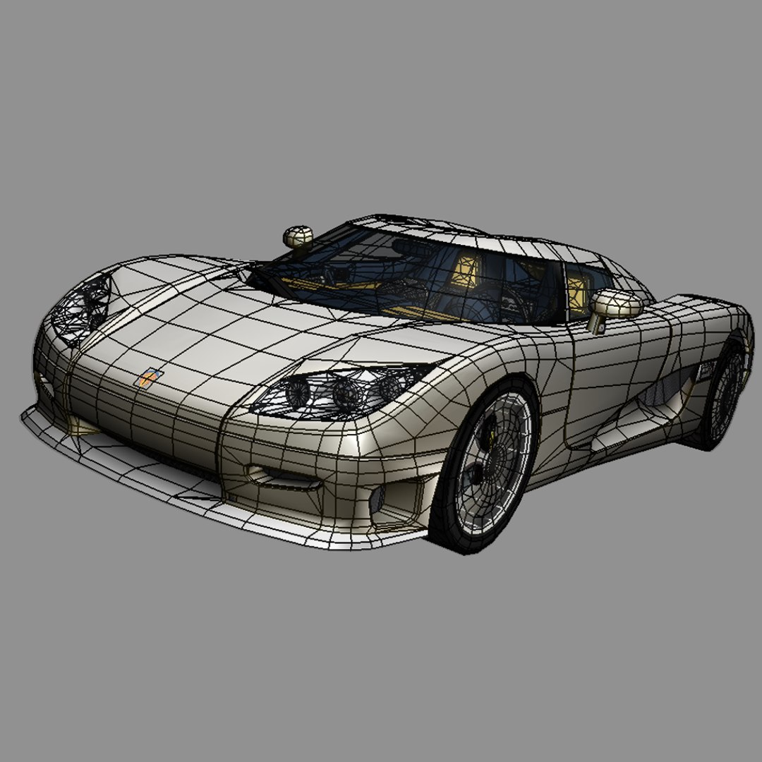 Hypercar 2004 Koenigsegg 3d Model
