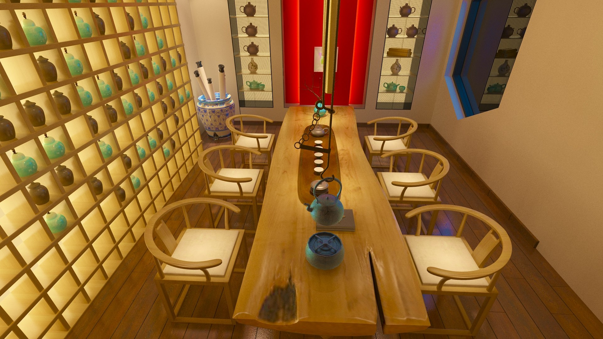 Free Furniture Chinese Room 3D Model - TurboSquid 1634035