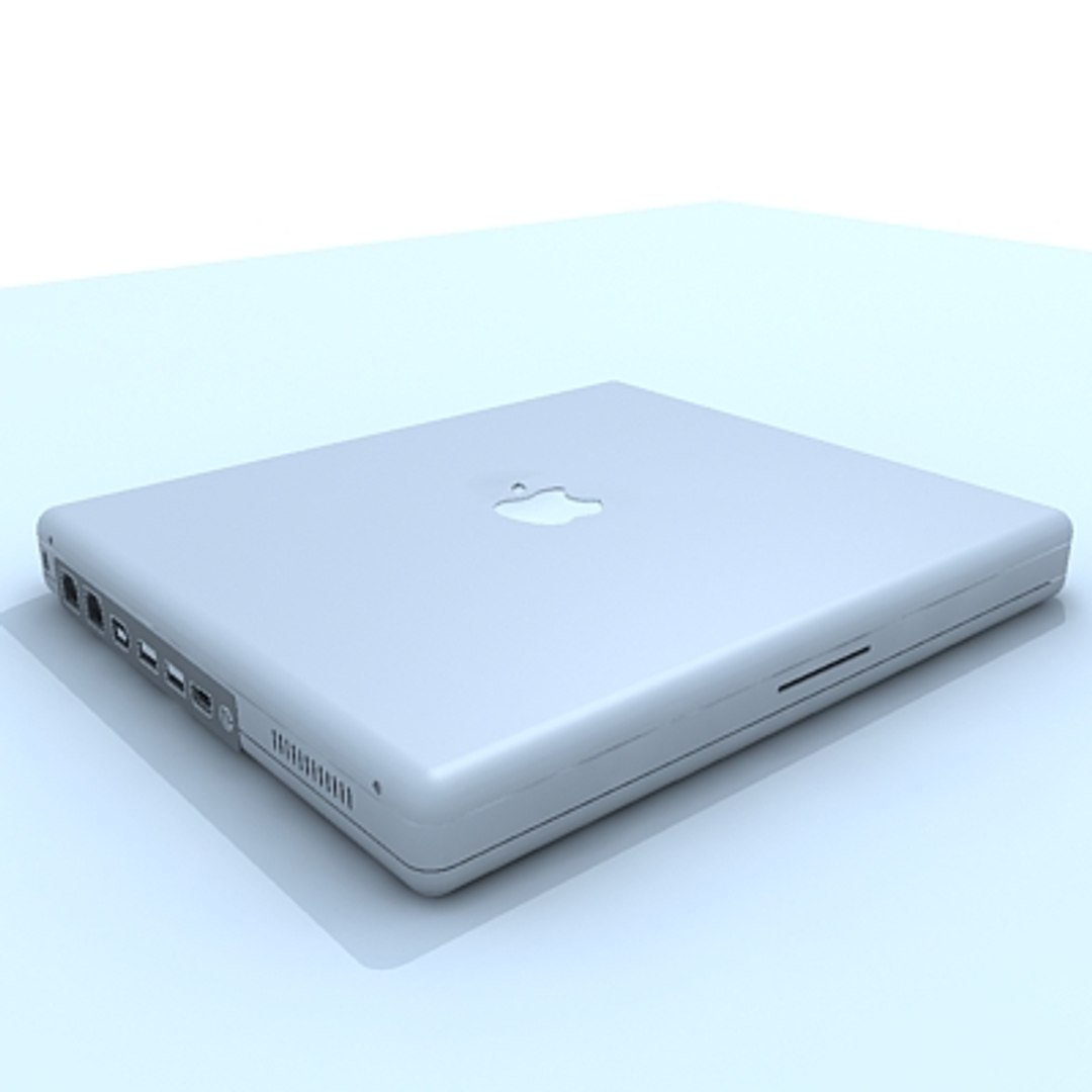 ibook laptop 3d 3ds