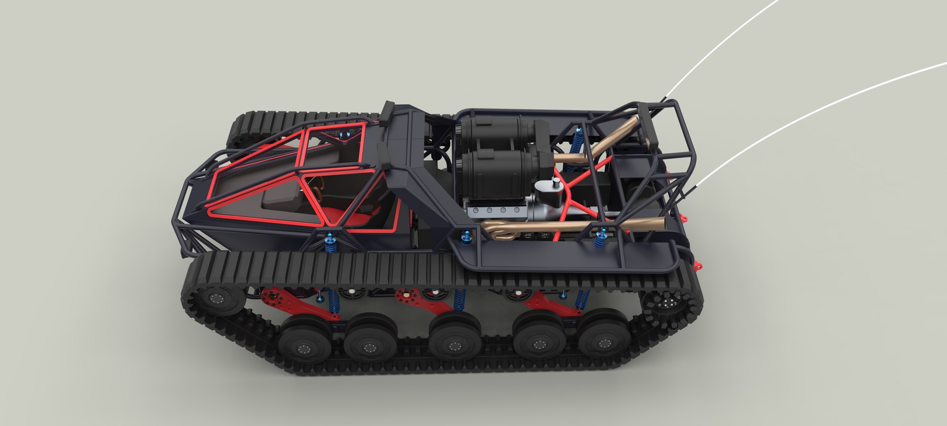 3D Vehicle Track Model - TurboSquid 1599925