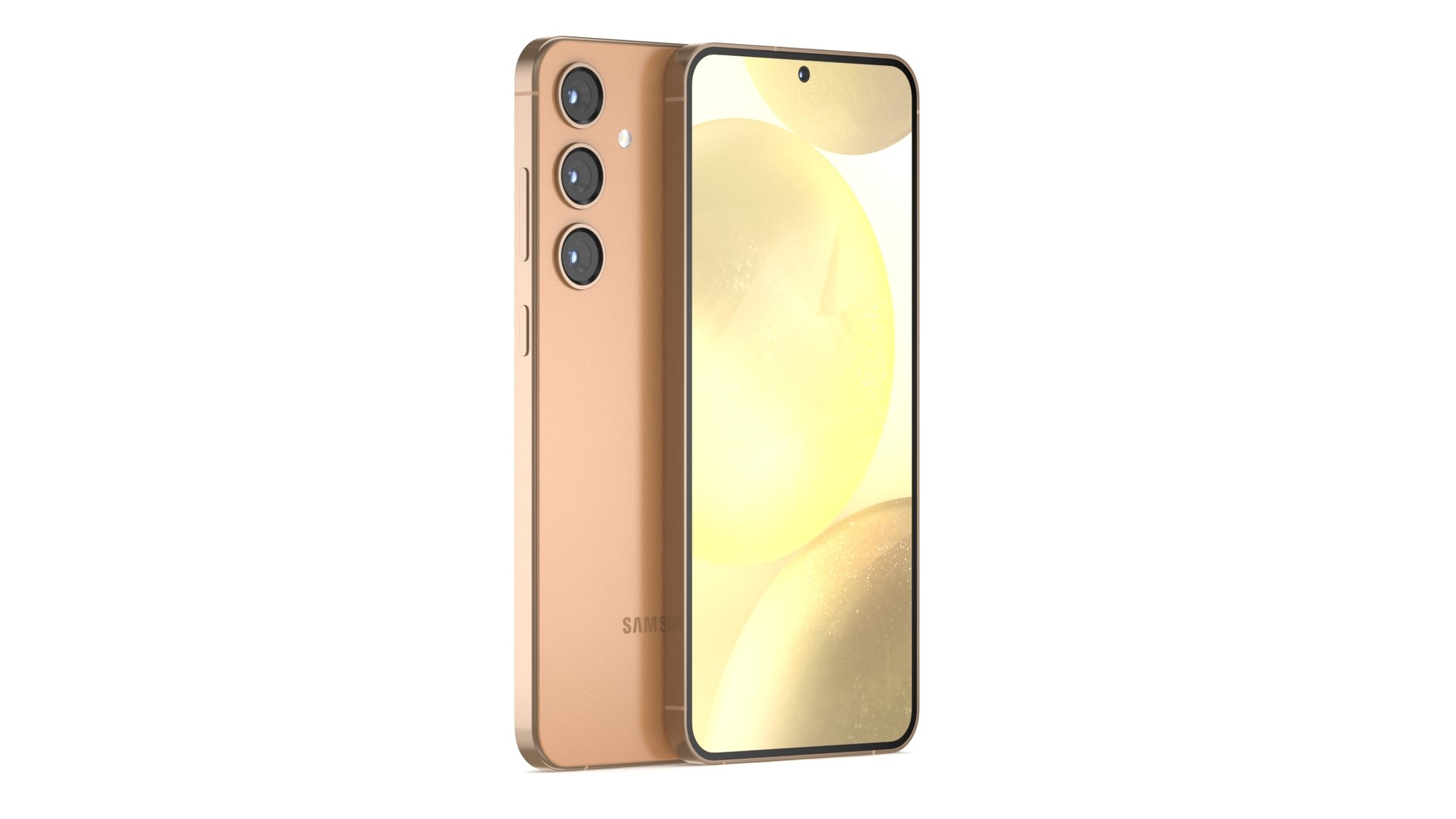 3D Samsung Galaxy S24 Plus Sandstone Orange - TurboSquid 2225339