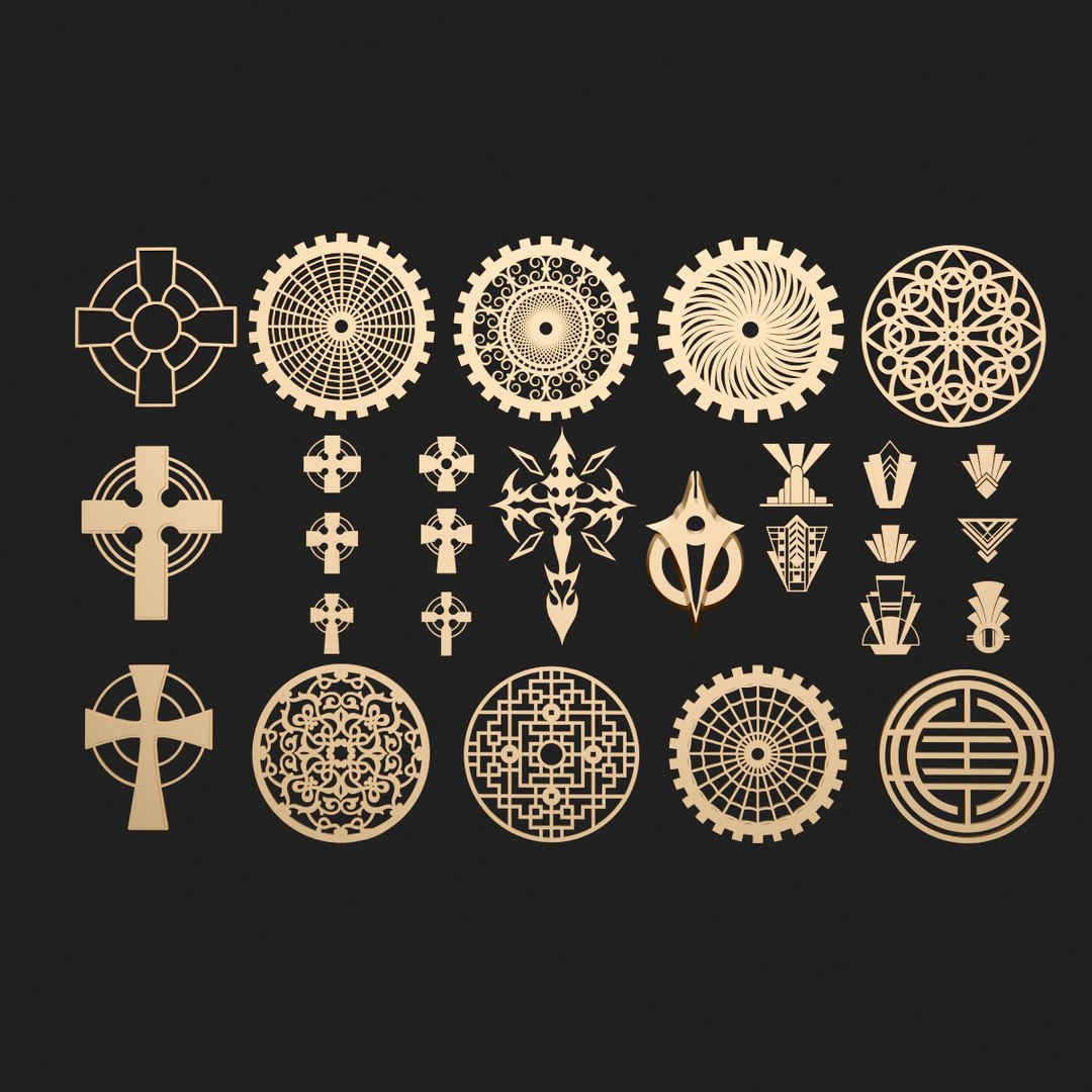 3D Mandala Collections 1 model - TurboSquid 1923490