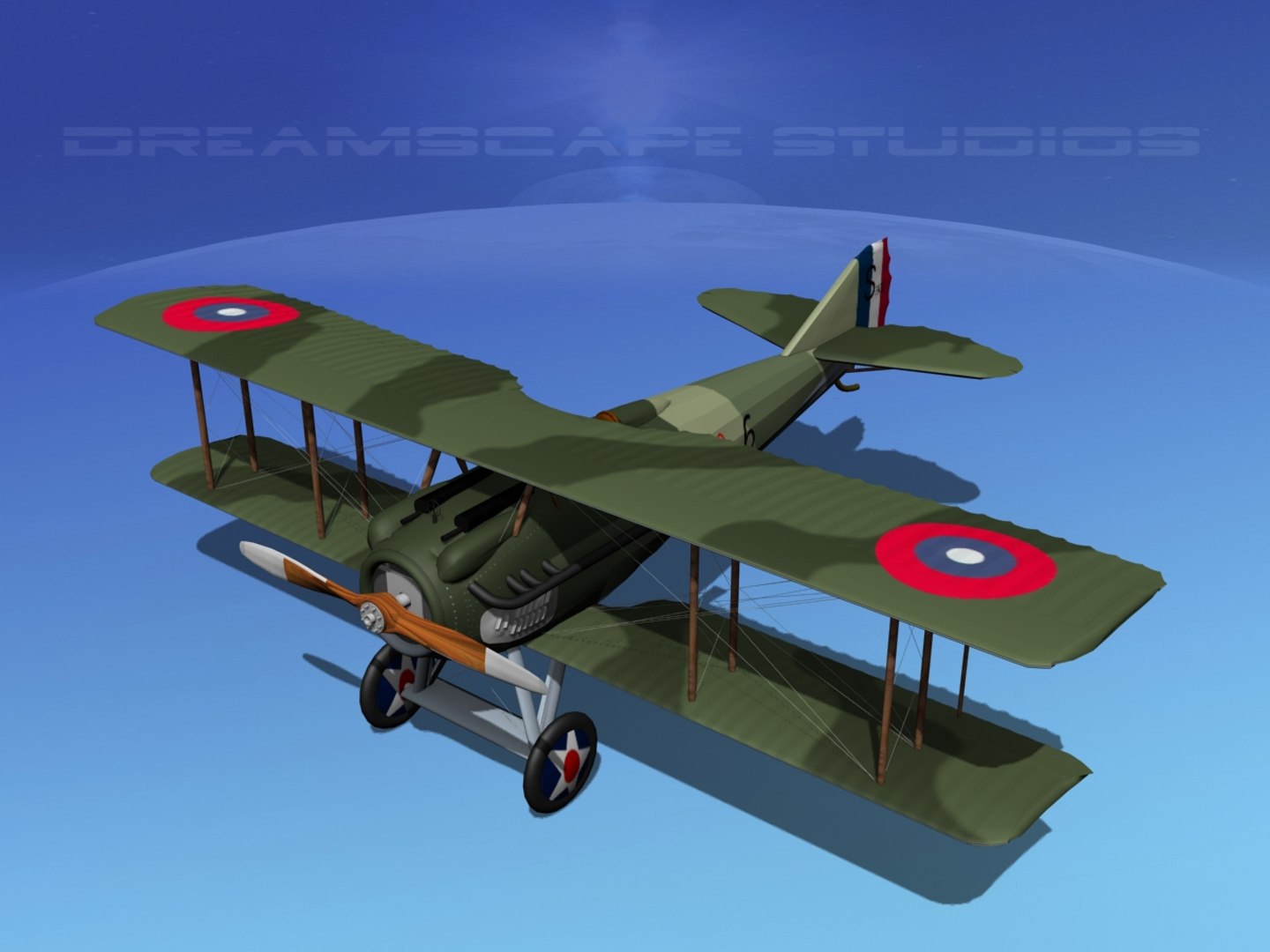 3d model spad xiii xii fighters