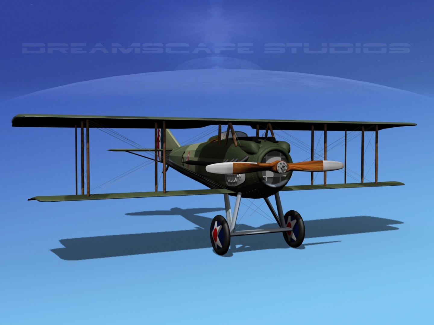 3d model spad xiii xii fighters