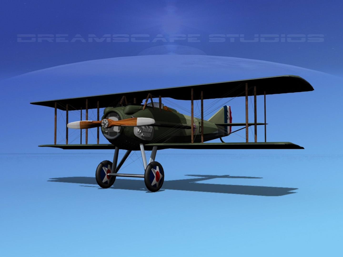 3d model spad xiii xii fighters