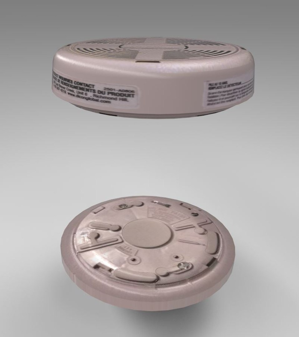3D Smoke Detector - TurboSquid 1568172