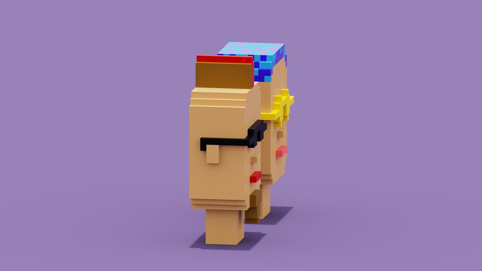 3D Voxel Punks Model - TurboSquid 1913931