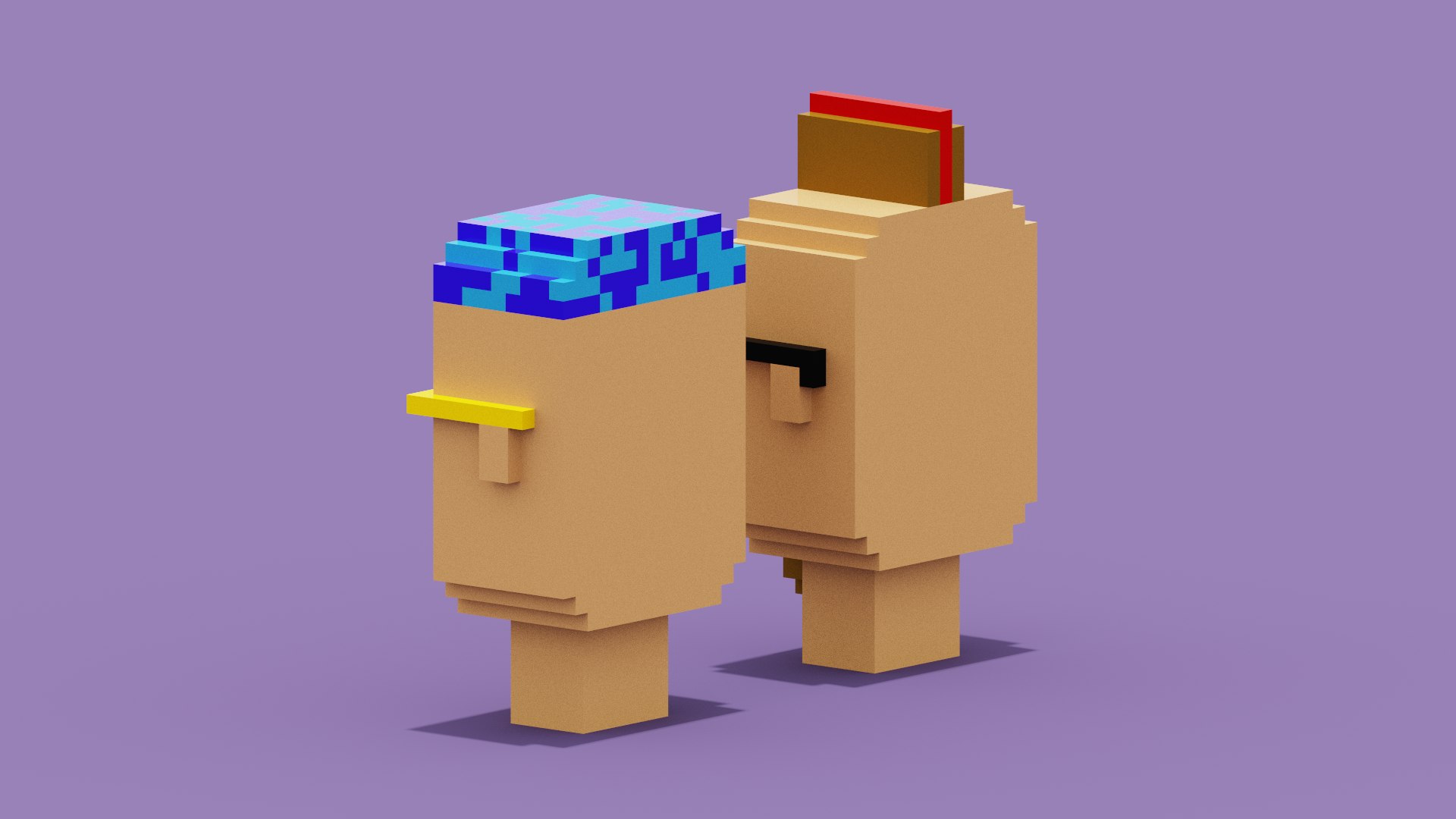 3D Voxel Punks Model - TurboSquid 1913931