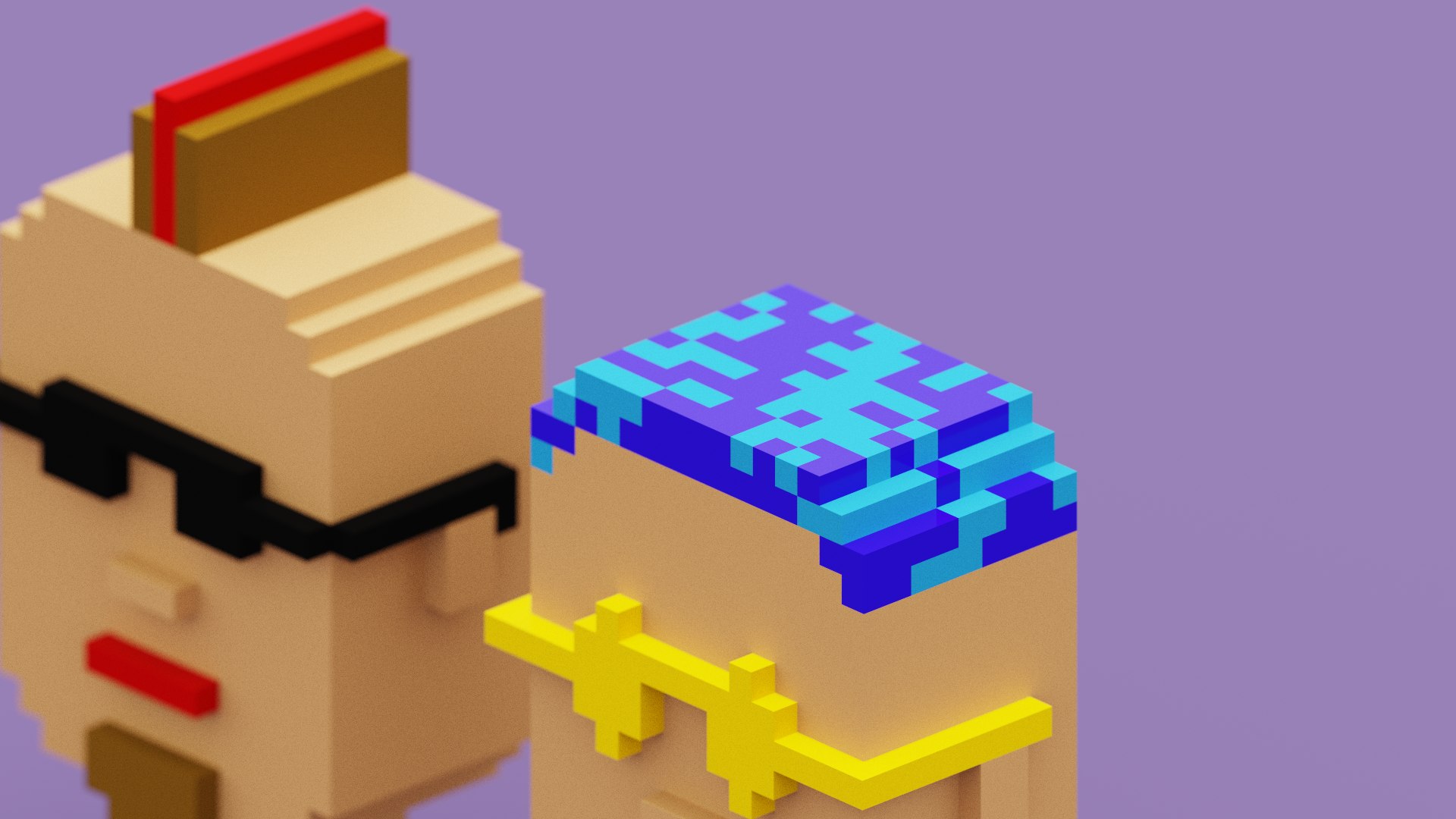 3D Voxel Punks Model - TurboSquid 1913931