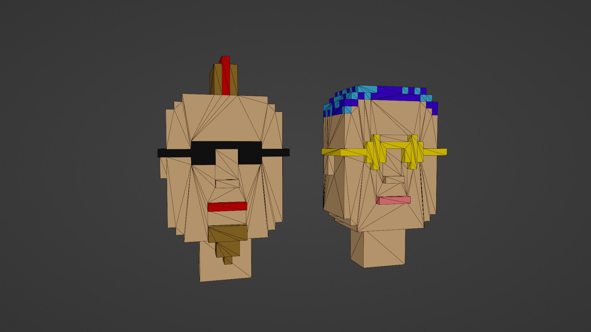 3D Voxel Punks Model - TurboSquid 1913931