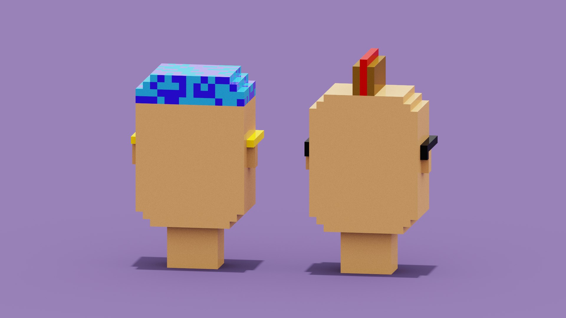 3D Voxel Punks Model - TurboSquid 1913931