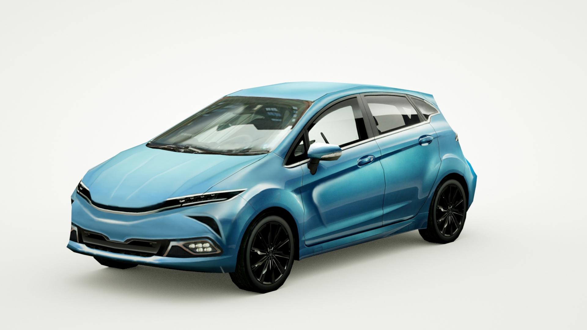 3D Generic Small City Car V6 - TurboSquid 1929172