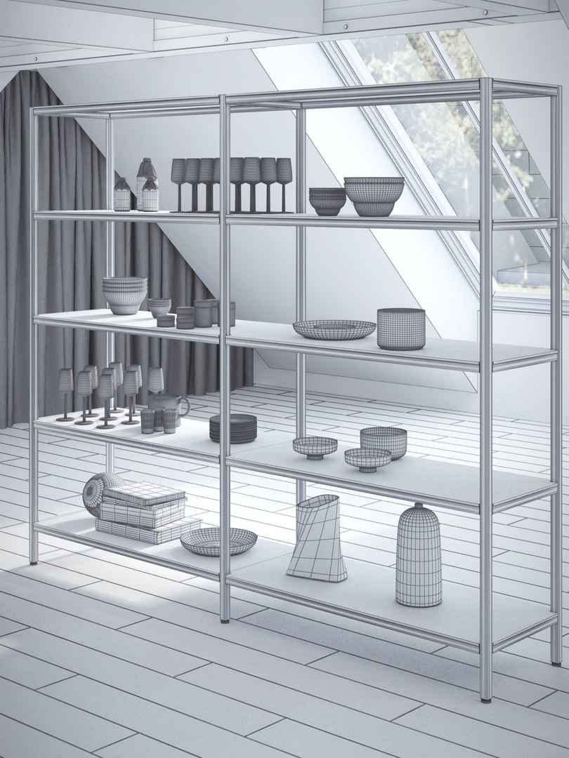 Vipp Rack Modular Model - TurboSquid 1366252