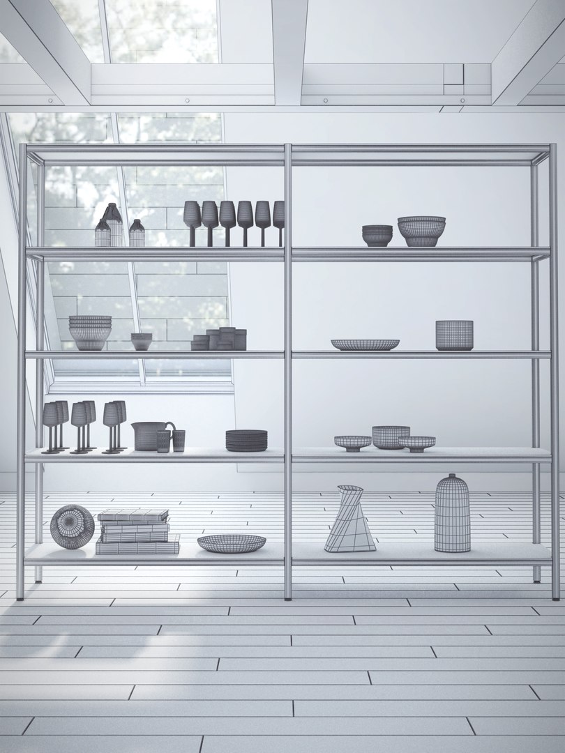 Vipp Rack Modular Model - TurboSquid 1366252