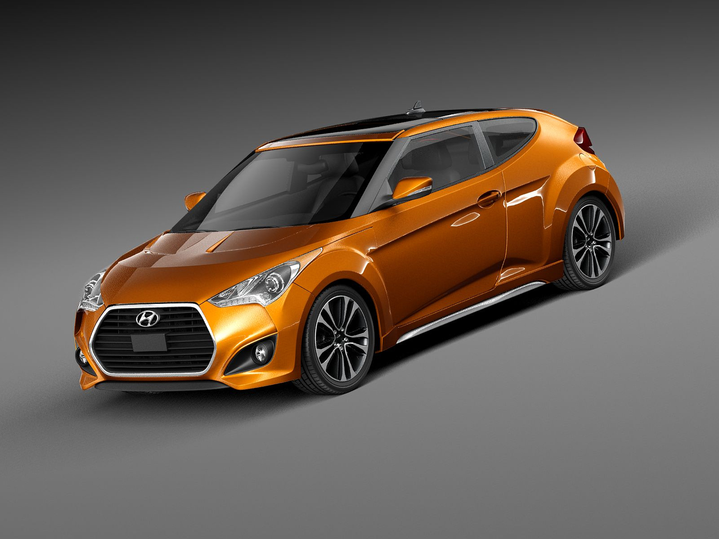 2016 Hyundai Veloster 3d Model
