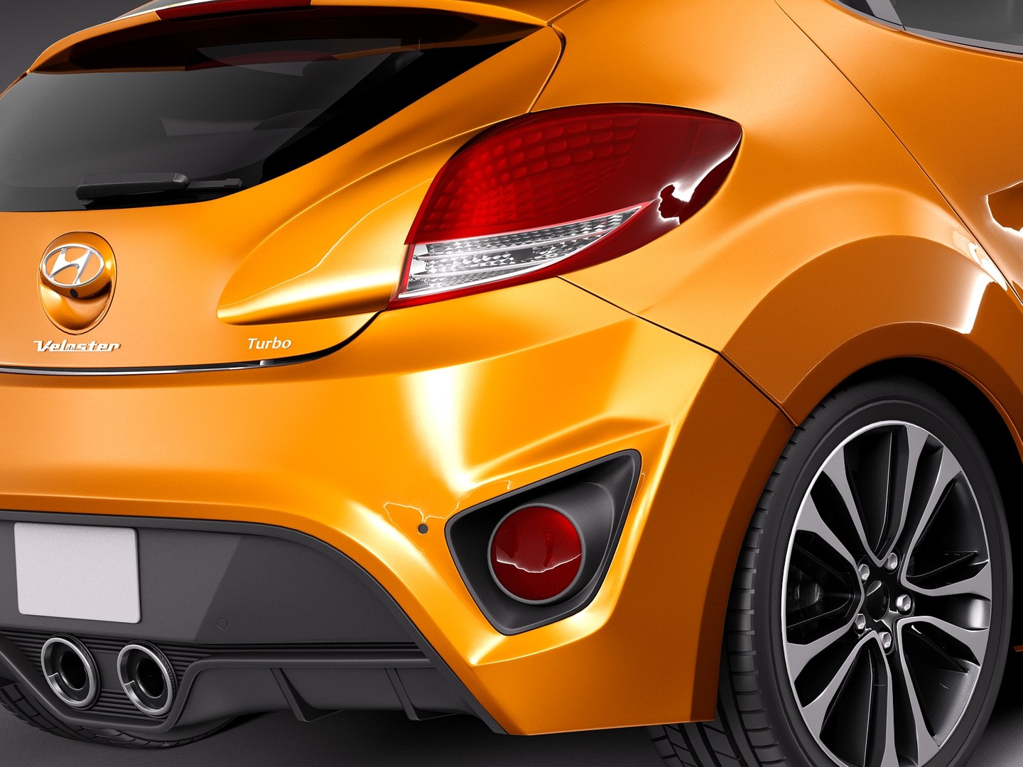 2016 Hyundai Veloster 3d Model