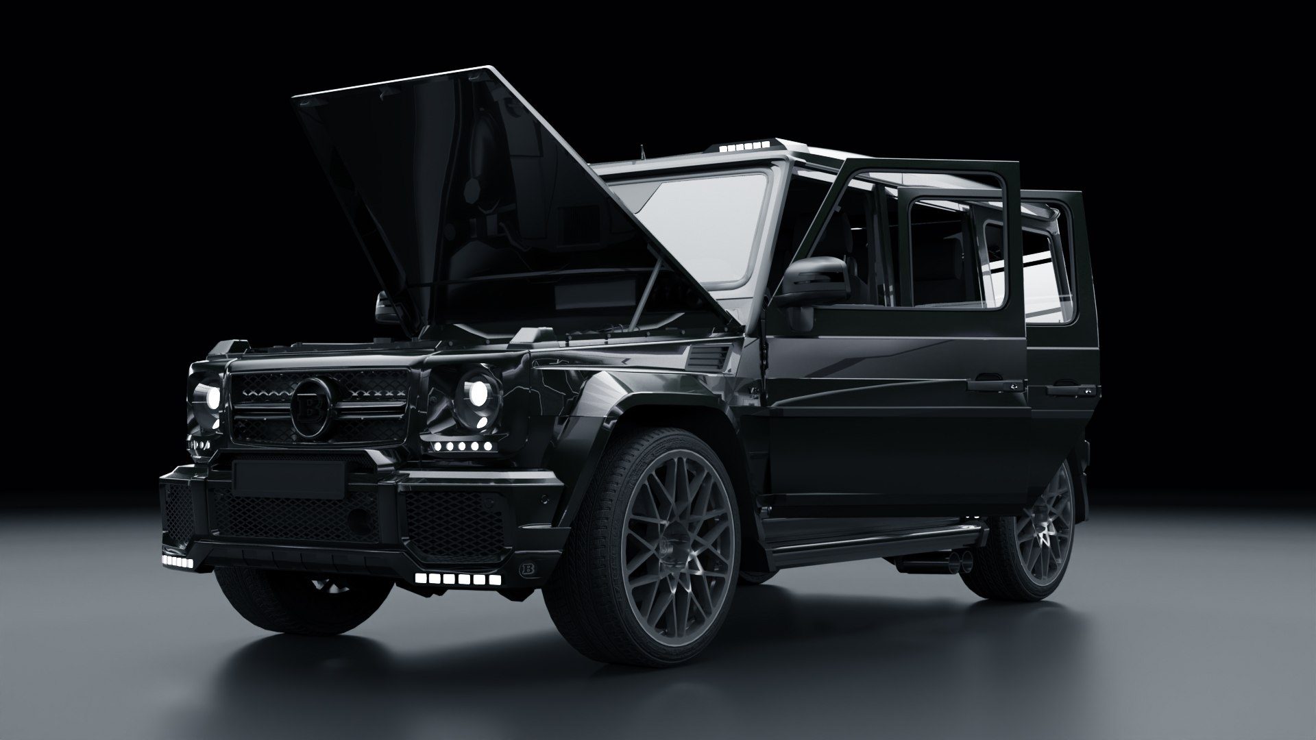 Mercedes G55 Brabus 3D - TurboSquid 2065475