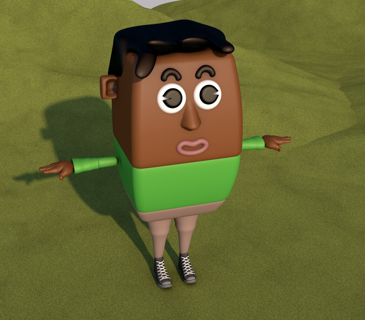 Cartoon Man Male Animation Character 3D Model - TurboSquid 1443307