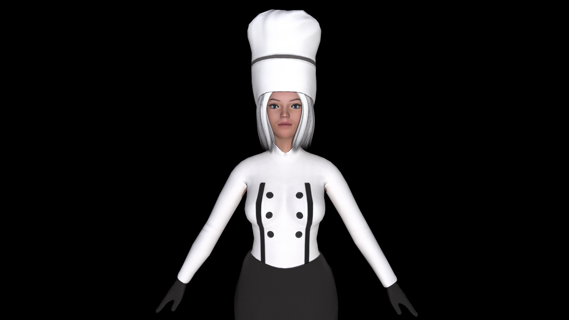 Cook model - TurboSquid 1804357