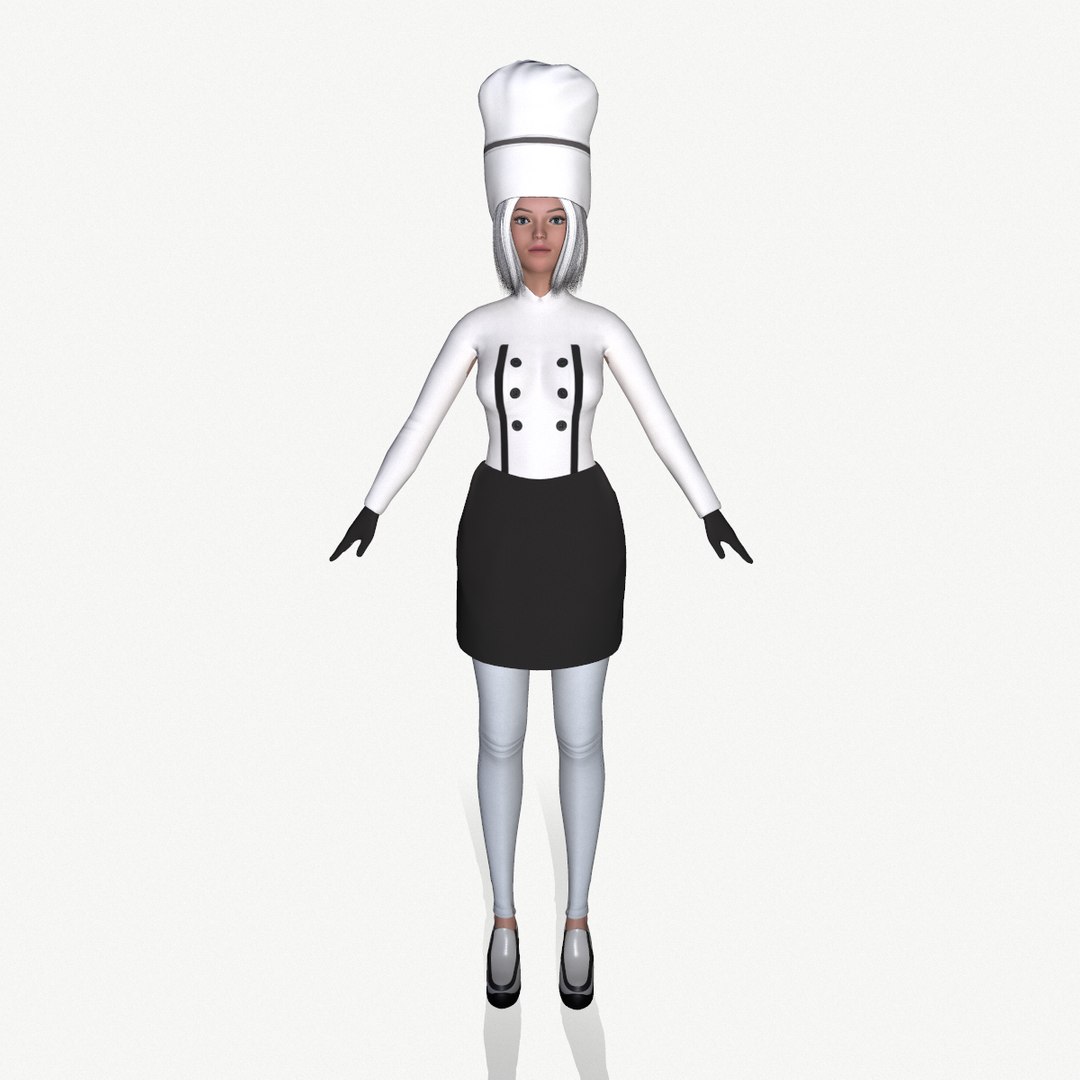 Cook model - TurboSquid 1804357
