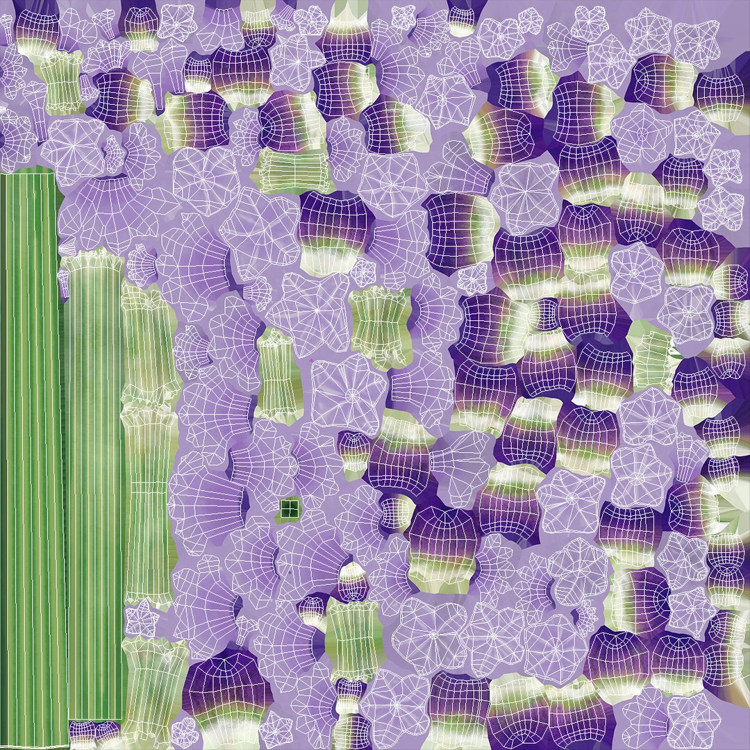Garden Lavender Set 3D Model - TurboSquid 2191661