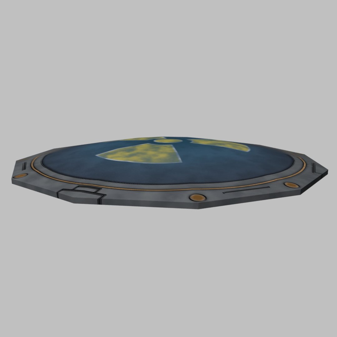 Teleporter Pad 3d Obj