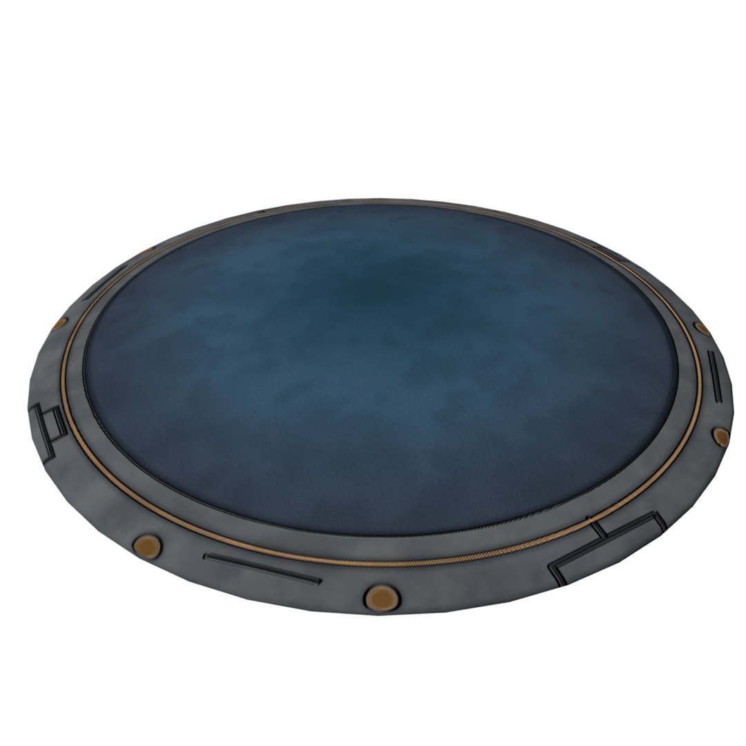 Teleporter Pad 3d Obj