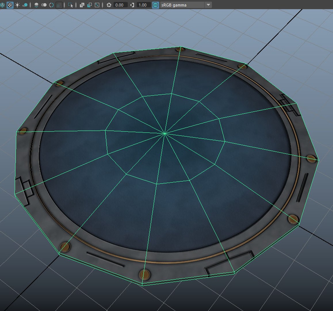 Teleporter Pad 3d Obj