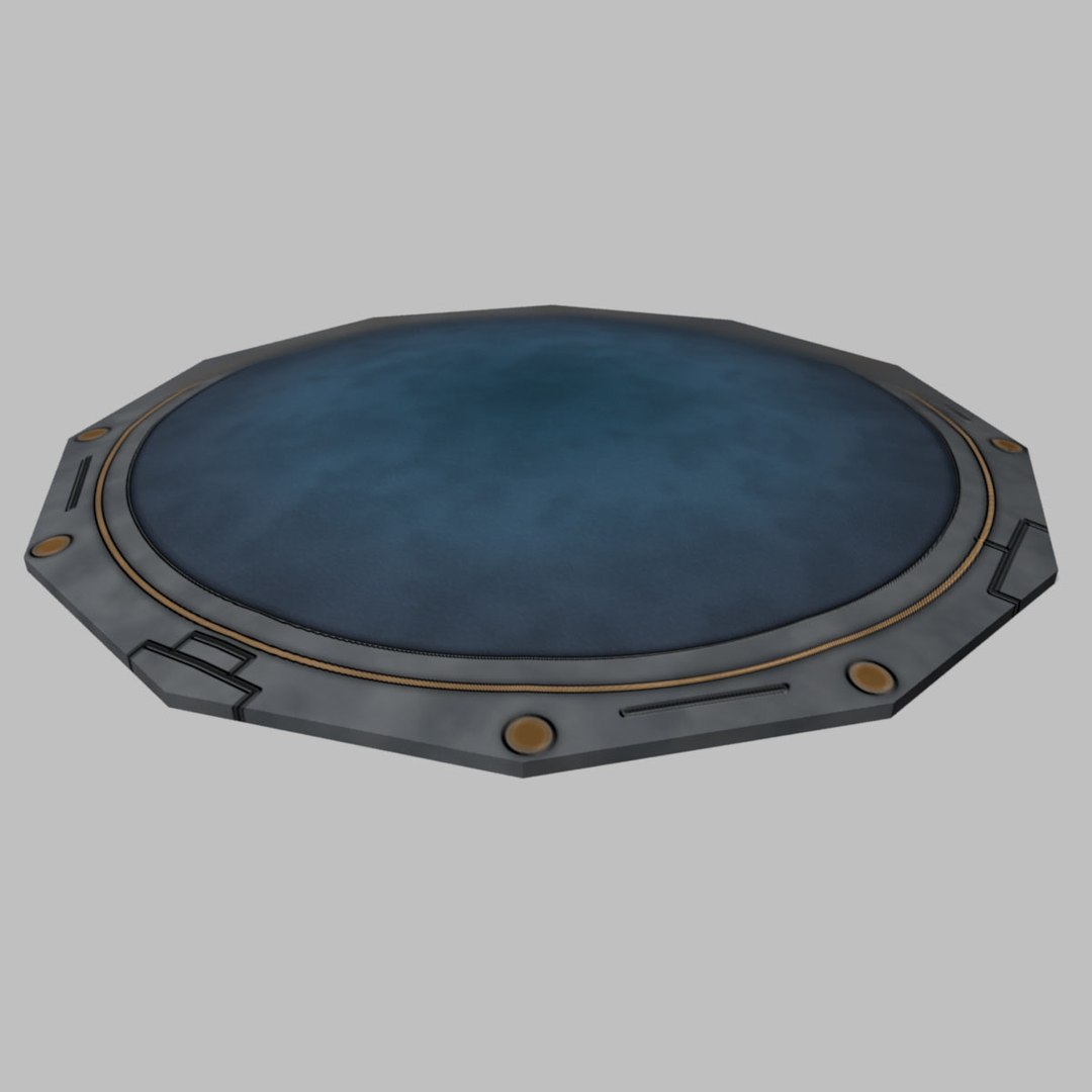 Teleporter Pad 3d Obj