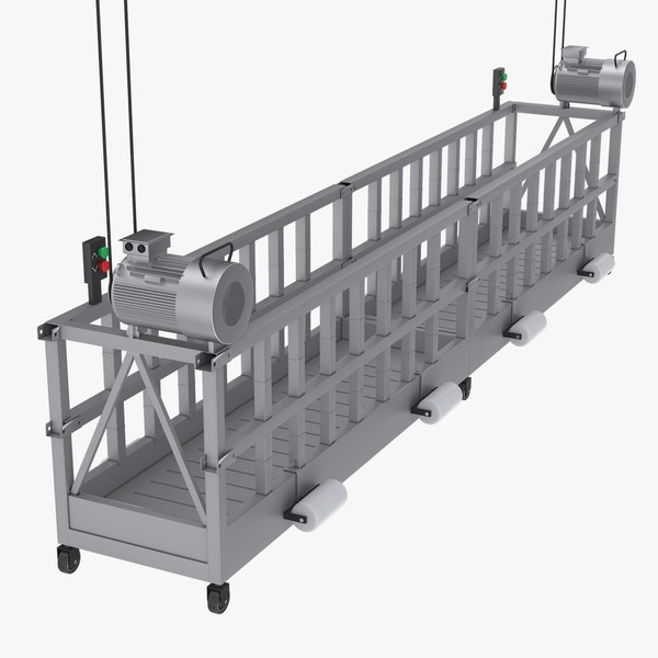 modelo 3d Plataforma de limpieza de ventanas - TurboSquid 2242606