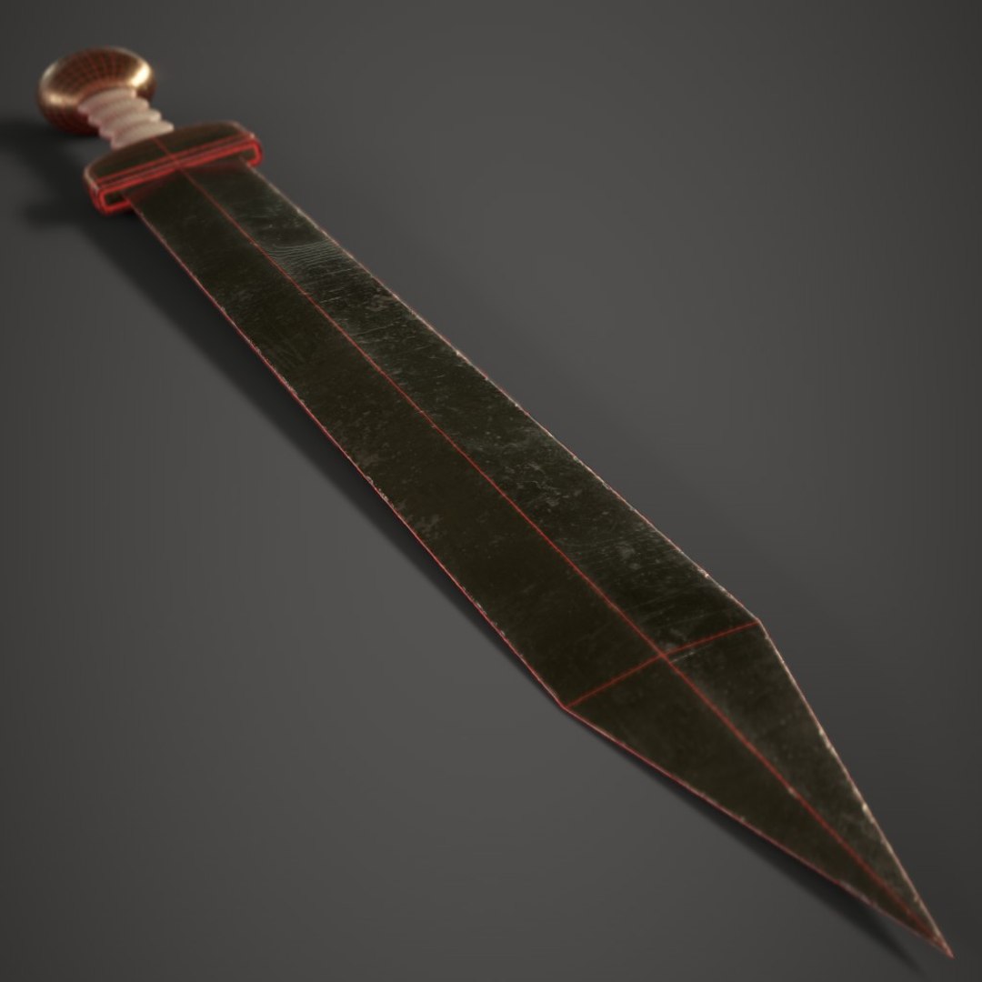 3D Roman Gladius Model - TurboSquid 1276540