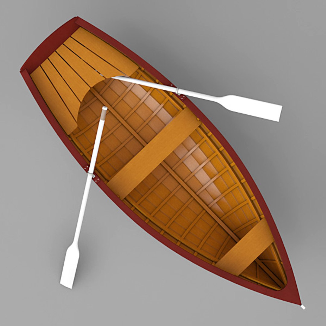 Rowboat Row Boat 3d 3ds