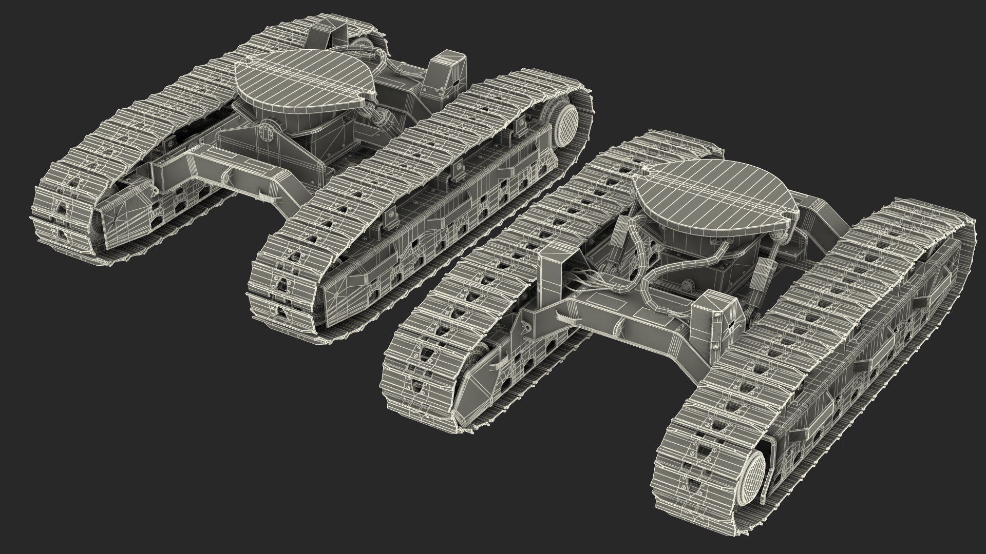 3D continuous track model - TurboSquid 1486276