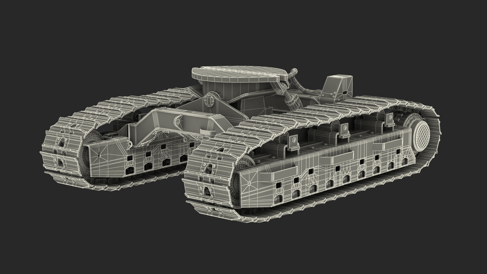 3D Continuous Track Model - TurboSquid 1486276