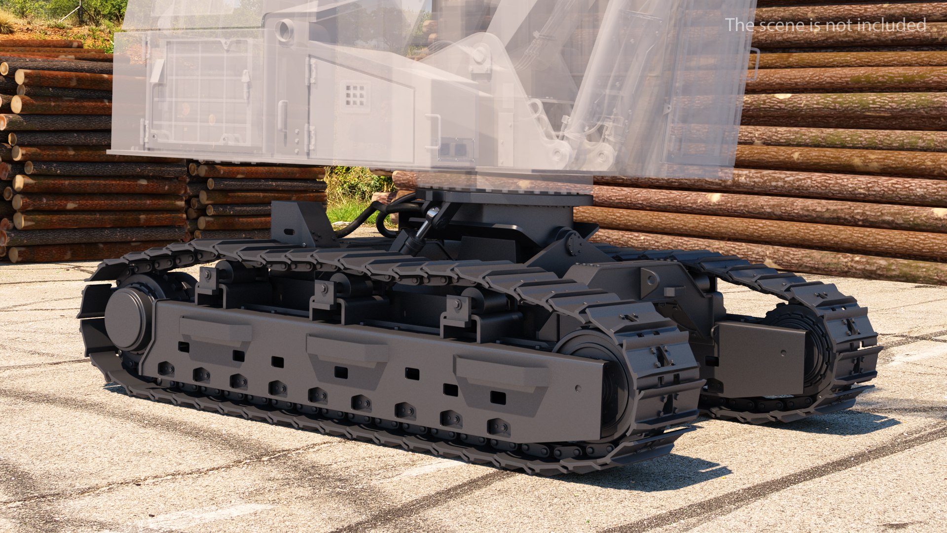 3D continuous track model - TurboSquid 1486276