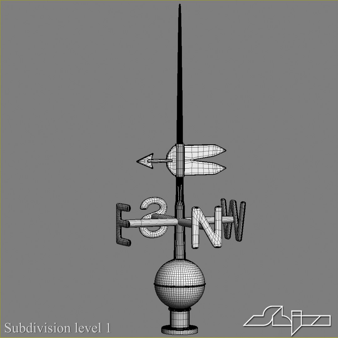 3d 3ds weather vane 1