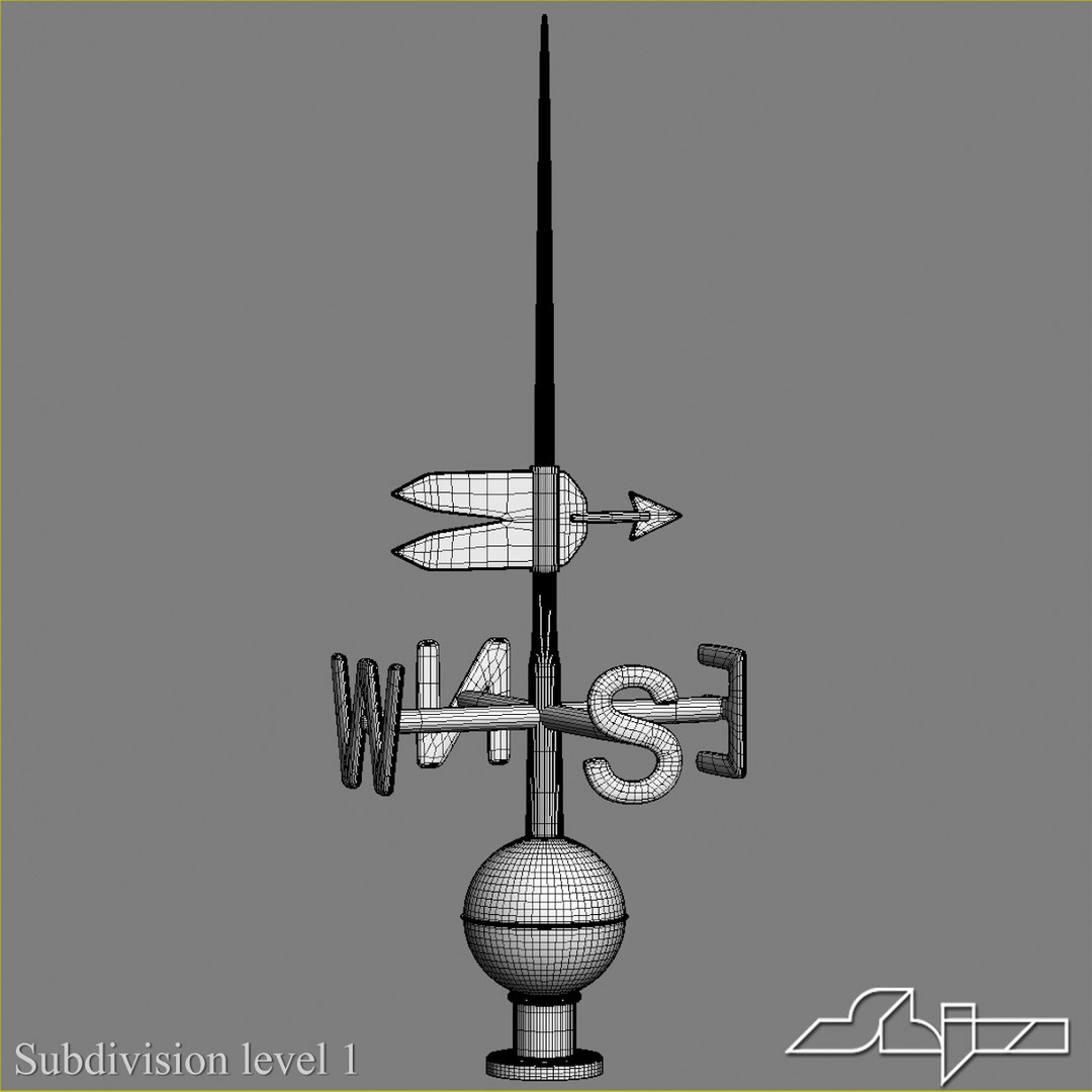 3d 3ds weather vane 1