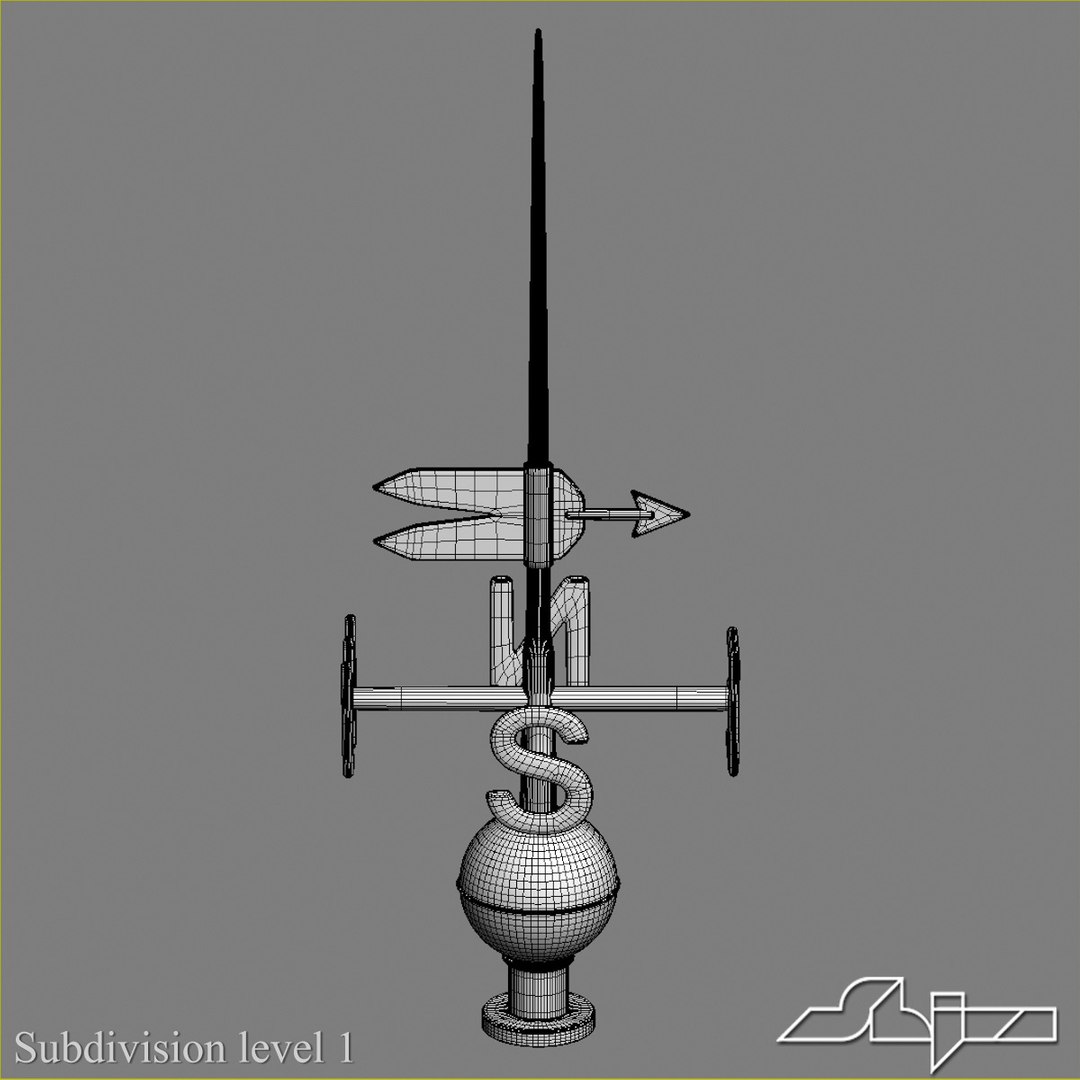 3d 3ds weather vane 1