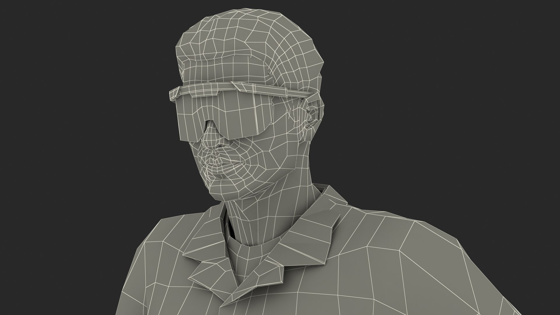3D Electrician Worker With JLG 1230ES Vertical Mast Lift Rigged For ...