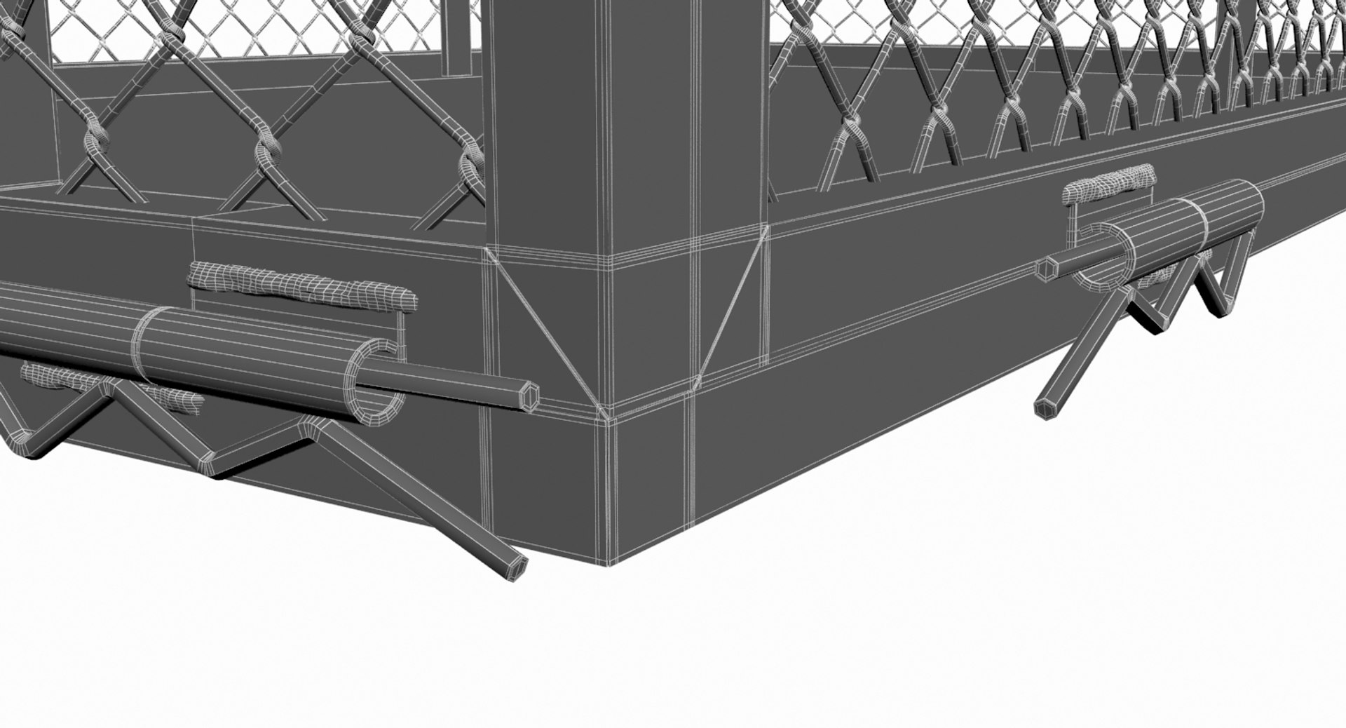 3D Cage Storage Trailer - TurboSquid 1404838
