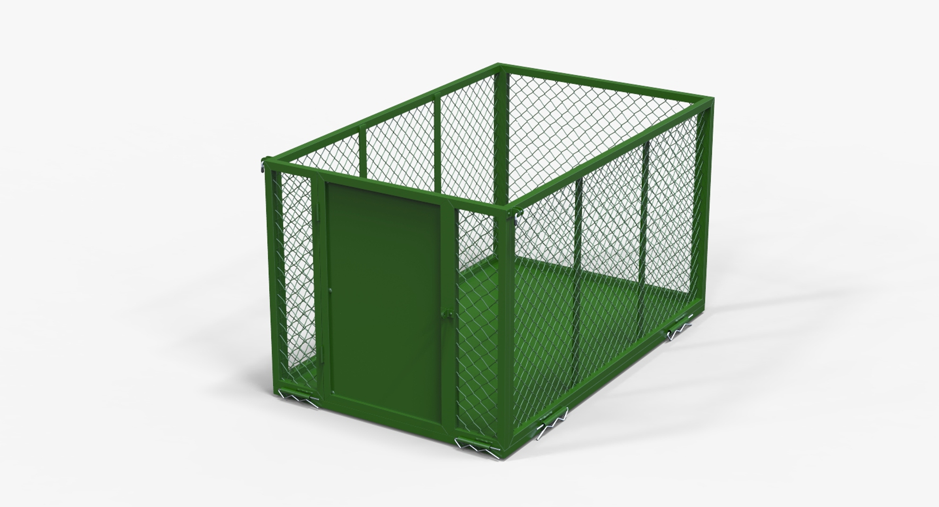 3D Cage Storage Trailer - TurboSquid 1404838