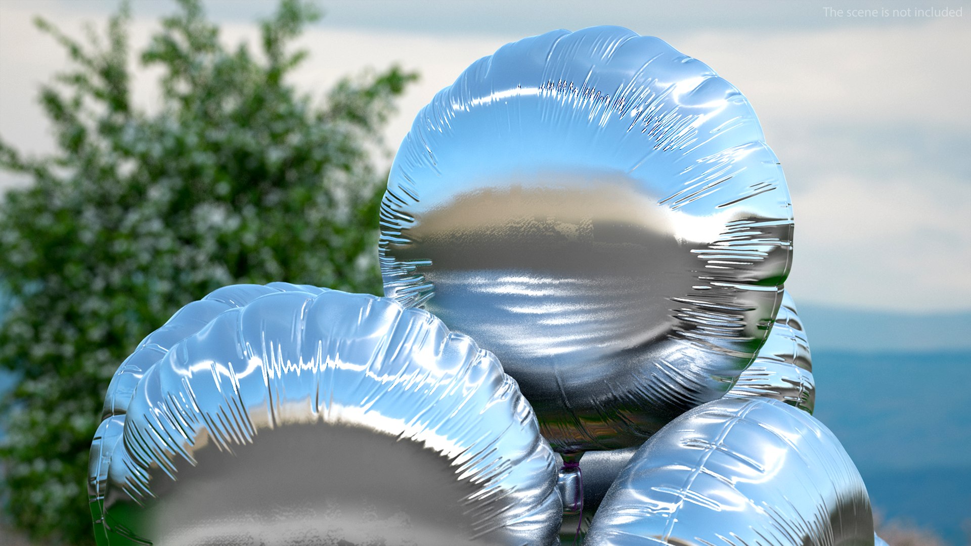 Party Decoration Foil Balloons Model - TurboSquid 2080881