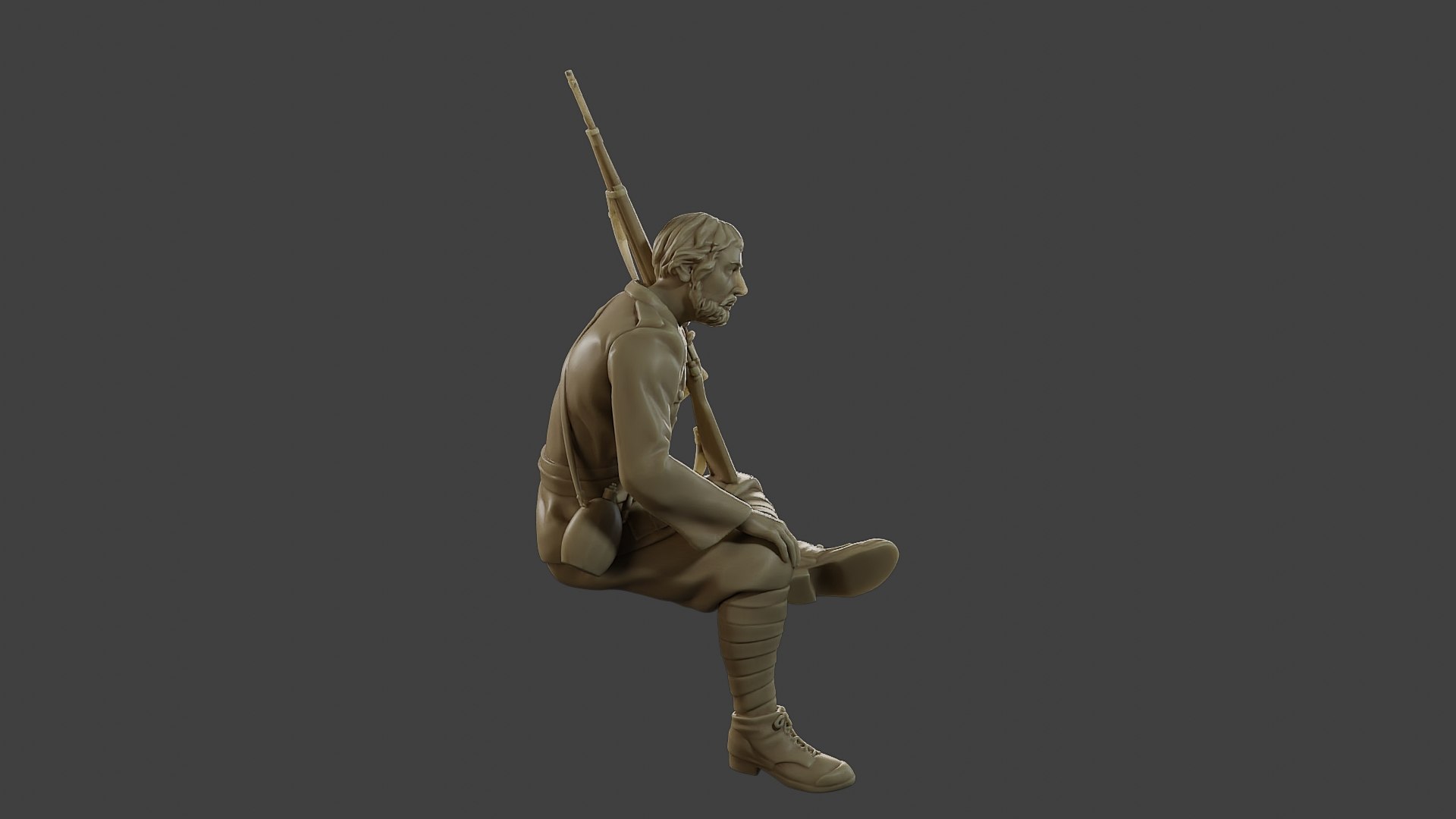 3D Italian Soldier Sit3 Ww2 IT10 Model - TurboSquid 2218672