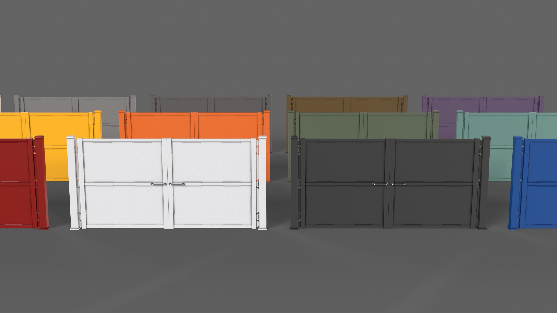 PBR Gate C3 Model - TurboSquid 2357133