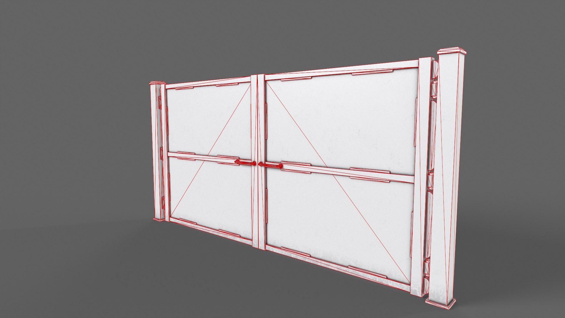 PBR Gate C3 Model - TurboSquid 2357133